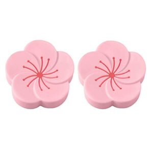 akoak 2 pcs flower aromatherapy box wardrobe deodorant box, home bedroom toilet toilet deodorant aromatherapy storage box (pink)