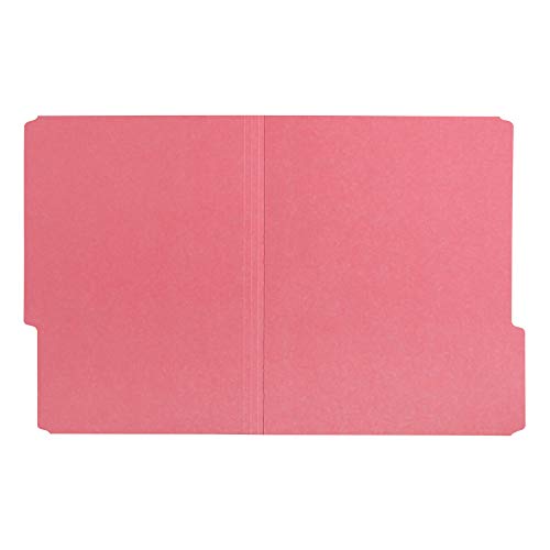 Amazon Basics File Folders, Letter Size, 1/3 Cut Tab, Red, 36-Pack