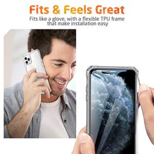 ESR Air Armor Designed for iPhone 11 Pro Case, [Shock-Absorbing] [Scratch-Resistant] [Military Grade Protection] Hard PC + Flexible TPU Frame, for The iPhone 5.8”(2019), Clear