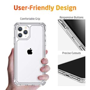 ESR Air Armor Designed for iPhone 11 Pro Case, [Shock-Absorbing] [Scratch-Resistant] [Military Grade Protection] Hard PC + Flexible TPU Frame, for The iPhone 5.8”(2019), Clear