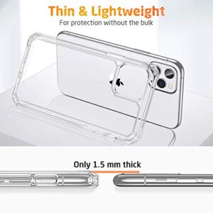 ESR Air Armor Designed for iPhone 11 Pro Case, [Shock-Absorbing] [Scratch-Resistant] [Military Grade Protection] Hard PC + Flexible TPU Frame, for The iPhone 5.8”(2019), Clear