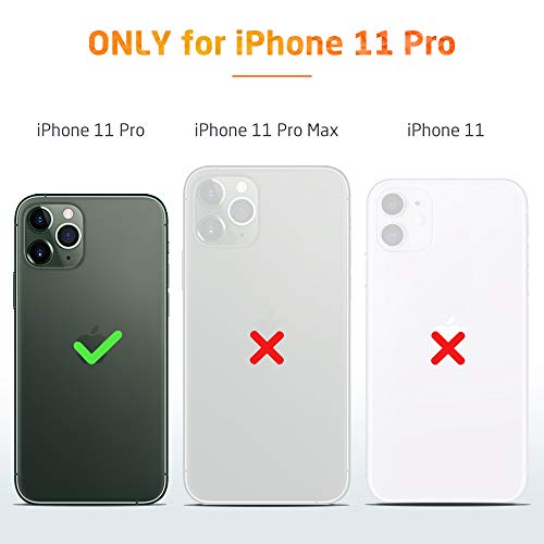 ESR Air Armor Designed for iPhone 11 Pro Case, [Shock-Absorbing] [Scratch-Resistant] [Military Grade Protection] Hard PC + Flexible TPU Frame, for The iPhone 5.8”(2019), Clear