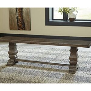 Signature Design by Ashley Wyndahl Dining Bench, Rustic Brown