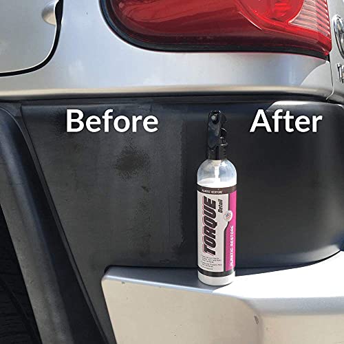 Torque Detail Plastic & Trim Restorer Spray - Restores, Shines & Protects Your Car’s Plastic, Vinyl & Rubber Surfaces With Molecular Restoration - Easily Applies in Minutes, Lasts At Least 6 Months (8oz)