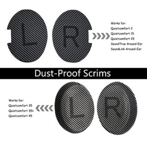 Genuine Leather Ear-Pads Ear-Cushions for Bose QuietComfort QC 35 35-ii 25 15 2, Lambskin Replacement Pads Parts for QC-35 QC-35ii QC-25 QC-15 QC-2 SoundLink SoundTrue Around-Ear II AE2 Headphones