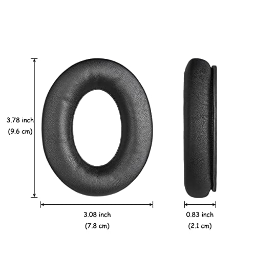 Genuine Leather Ear-Pads Ear-Cushions for Bose QuietComfort QC 35 35-ii 25 15 2, Lambskin Replacement Pads Parts for QC-35 QC-35ii QC-25 QC-15 QC-2 SoundLink SoundTrue Around-Ear II AE2 Headphones