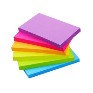 Early Buy Sticky Notes 6 Bright Color 6 Pads Self-Stick Notes 3 in x 5 in, 100 Sheets/Pad