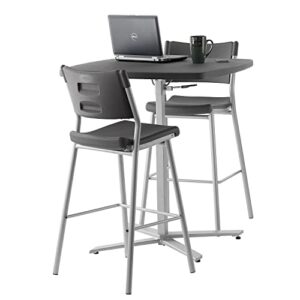 National Public Seating Café Time Adjustable-Height Table, Grey (CTT3042)