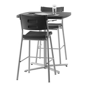 National Public Seating Café Time Adjustable-Height Table, Grey (CTT3042)