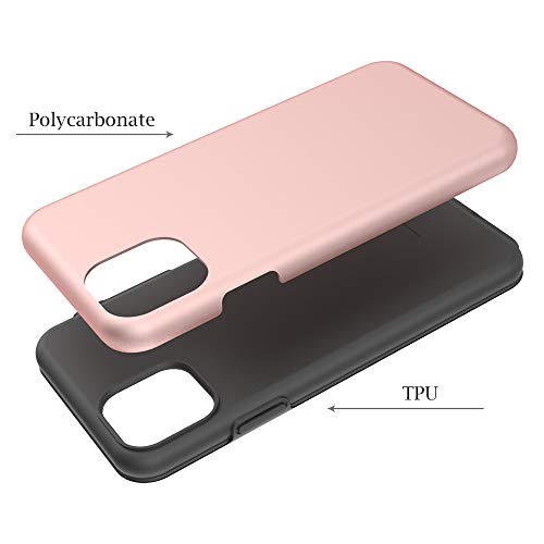 SaharaCase-Classic Series Case Shockproof Military Grade Drop Tested for iPhone 11 Pro 5.8" (2019) (Rose Gold)