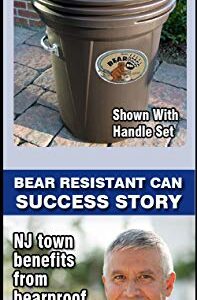 30 Gallon Bearicuda Basic Bear-Resistant Trash Can with Screw-top Lid is airtight to Seal in Odors