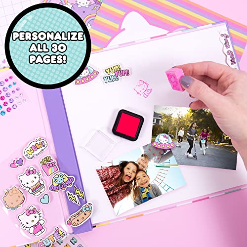 Hello Kitty All-in-One DIY , Design Your Own Scrapbook with Over 250 Scrapbooking Essentials, Great Hello Kitty Toys for Weekend Activity, Photo & Keepsake Album for Kids Ages 5, 6, 7, 8, 9