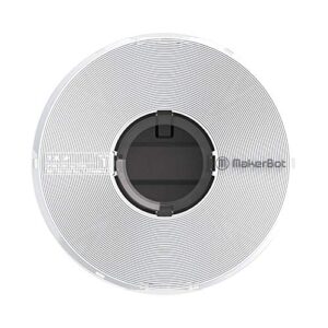 makerbot tough precision filament spool for method 3d printer (stone white, 0.75kg/1.65lb)