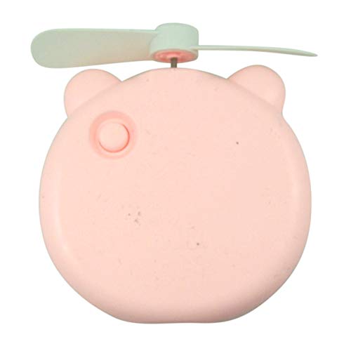 Pink Pig Small Personal Hand Held Fan, 3 1/2 Inch