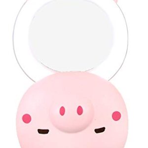 Pink Pig Small Personal Hand Held Fan, 3 1/2 Inch