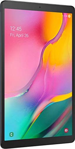 2019 Samsung Galaxy Tab A 10.1-inch Touchscreen (1920x1200) Wi-Fi Tablet Bundle, Exynos 7904A Processor, 3GB RAM, 128GB Memory, BMali-G71 MP2 Graphics, Bluetooth, Tigology Case, Android 9.0 Pie OS