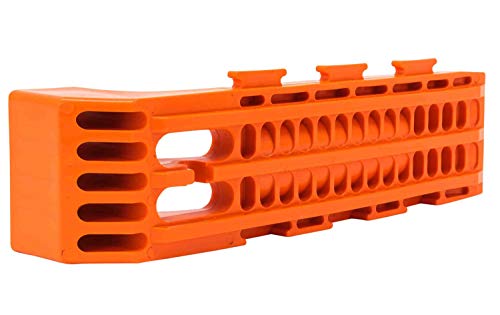 Mytee Products Interlocking Tire Skates for Tow Truck Wrecker Rollback Carrier Safety Orange (4pc Set)