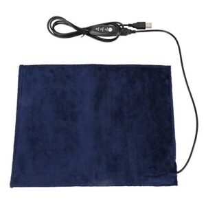 usb heating pad 5v 2a electric cloth heater pad, dog and cat bed mats terrarium heat mats pet supplies heating element for abdomen lumbar pet cat warmer mat, 45, 9.5 * 11.8inch