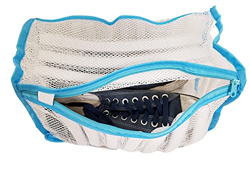 The Sneaker Laundry Bag Footwear White Mesh Washing Bag For Gentle Washing