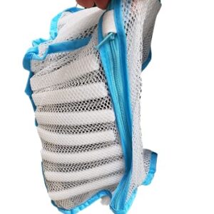 The Sneaker Laundry Bag Footwear White Mesh Washing Bag For Gentle Washing