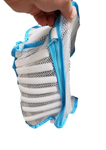 The Sneaker Laundry Bag Footwear White Mesh Washing Bag For Gentle Washing