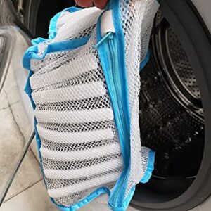 The Sneaker Laundry Bag Footwear White Mesh Washing Bag For Gentle Washing