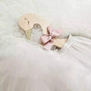 shlutesoy Swan Bowknot Wooden Hanger Kids Room Clothes Rack Home Decor Photography Prop