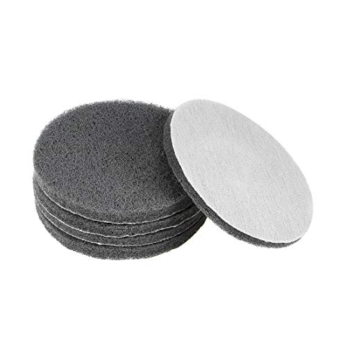 uxcell 5 Inch 1000 Grit Drill Power Brush Tile Scrubber Scouring Pads Cleaning Tool 5pcs