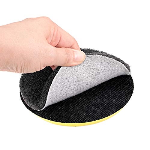 uxcell 5 Inch 800 Grit Drill Power Brush Tile Scrubber Scouring Pads Cleaning Tool 2pcs