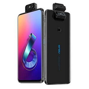 ASUS ZenFone 6 (ZS630KL-S855-6G64G-BK) - 6.4” FHD+ 2340x1080 All-Screen NanoEdge Display - 48MP Flip Camera – 6GB RAM - 64GB Storage - LTE Unlocked Dual SIM Cell Phone - US Warranty - Black