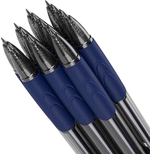 ARTEZA Gel Pens, Pack of 50 Blue Roller Ball Pens, Quick-Drying Ink, 0.7mm Medium Point, Office Supplies for Writing, Taking Notes, and Sketching