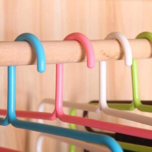 Color Five-Layer Pants Rack Multi-Function Wardrobe Hanging Pants Hanger Scarf Scarf Tie Rack Blue