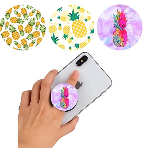 Mobile Cell Phone Stand and Tablet Holder - Fruit Pineapple (3 Pack)