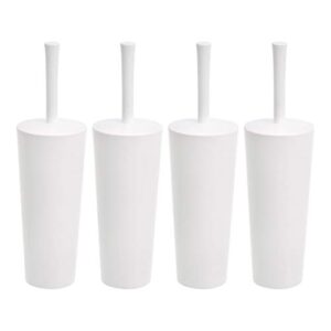 amazoncommercial toilet brush and holder set - 4-pack