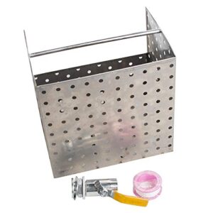 Funwill Commercial Grease Trap, Stainless Steel Grease Trap Interceptor Set with Removable Baffles for Restaurant Kitchen Wastewater - Shipping from USA