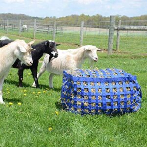 Derby Originals Natural Grazer Patented Four Sided Slow Feed Horse Hay Bale Bag with Exclusive Super Tough Bottom, Hunter Green (71-7133-HGR)