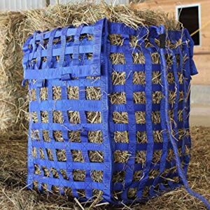 Derby Originals Natural Grazer Patented Four Sided Slow Feed Horse Hay Bale Bag with Exclusive Super Tough Bottom, Hunter Green (71-7133-HGR)