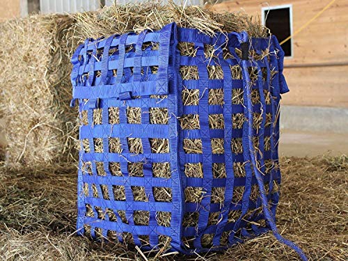 Derby Originals Natural Grazer Patented Four Sided Slow Feed Horse Hay Bale Bag with Exclusive Super Tough Bottom, Hunter Green (71-7133-HGR)