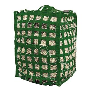 Derby Originals Natural Grazer Patented Four Sided Slow Feed Horse Hay Bale Bag with Exclusive Super Tough Bottom, Hunter Green (71-7133-HGR)