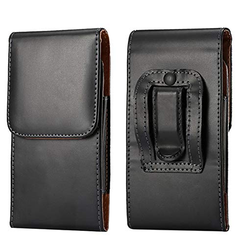 Vertical PU Leather Belt Clip Holster Phone Case with Belt Loop Pouch for iPhone Xs Max Galaxy A10 A20 S10+ S9 Plus Motorola Moto G7 G6 Play E5 E4 Plus Z3 ASUS ZenFone 5Q Xiaomi Redmi Note 7 BLU G9