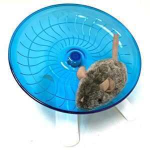 large silent spinner hamster flying saucer exercise running wheel for gerbils, rats & mice