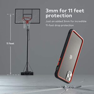 RhinoShield Bumper Case Compatible with [iPhone 11 Pro Max] | CrashGuard NX - Shock Absorbent Slim Design Protective Cover 3.5M / 11ft Drop Protection - Graphite