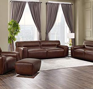 Sunset Trading Milan Love Seat, Deep, Brown