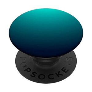 teal blue ombre fade light to dark popsockets popgrip: swappable grip for phones & tablets