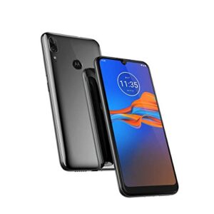 motorola moto e6 plus xt2025-1 6.1" 32gb dual sim gsm unlocked smartphone, mediatek helio p22, 2gb ram, dual (13mp+2mp) rear + 8mp front camera, android 9.0 pie, polished graphite