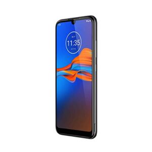 Motorola Moto E6 Plus XT2025-1 6.1" 32GB Dual SIM GSM Unlocked Smartphone, MediaTek Helio P22, 2GB RAM, Dual (13MP+2MP) Rear + 8MP Front Camera, Android 9.0 Pie, Polished Graphite