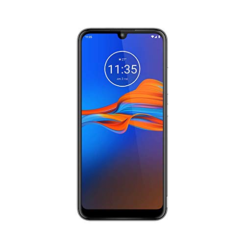 Motorola Moto E6 Plus XT2025-1 6.1" 32GB Dual SIM GSM Unlocked Smartphone, MediaTek Helio P22, 2GB RAM, Dual (13MP+2MP) Rear + 8MP Front Camera, Android 9.0 Pie, Polished Graphite