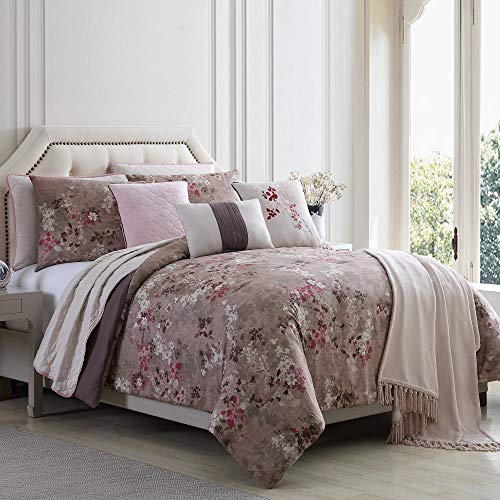 Modern Threads Grammercy 10-Piece Comforter and Quilted Coverleted Coverlet Set Queen