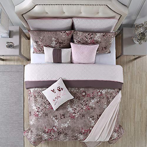 Modern Threads Grammercy 10-Piece Comforter and Quilted Coverleted Coverlet Set Queen