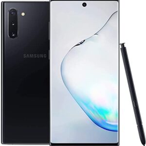 Samsung Galaxy Note 10+ 5G, 256GB, Aura Black - For Verizon (Renewed)